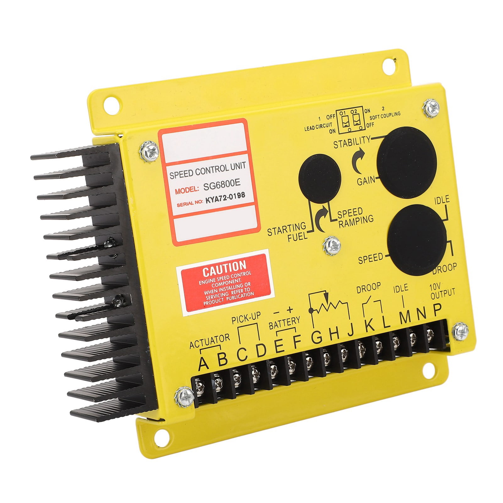 Placa de control de velocidad del motor diésel, regulador electrónico ...