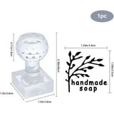 Personalized Soap Stamps Branch Soap Embossing Stamp with Handle Tree ...