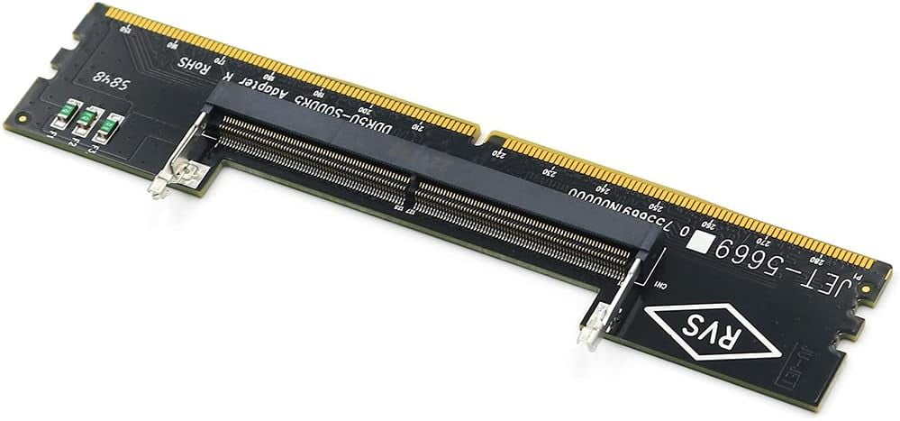 JET-5669 Adapter DDR5 Adapter Laptop DDR5 RAM Memory Tester U-DIMM to ...