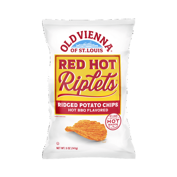 Old Vienna Riplets Red Hot Potato Chip, 5 Oz. - Walmart.com