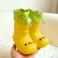 Boys Girls Unisex Rain Boots Easy-On Lightweight Non-Slip Outsole for ...