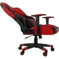 Hanover Commando Ergonomic Gaming Chair in Black and Red with ...