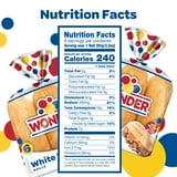 Wonder Bread Sub Rolls, White Bread Rolls, 19 oz, 6 Count, Shelf-Stable ...
