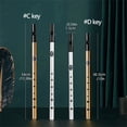 Portable Irish Whistle Flute C/D Key Ireland Tin Penny Whistle 6 Hole ...