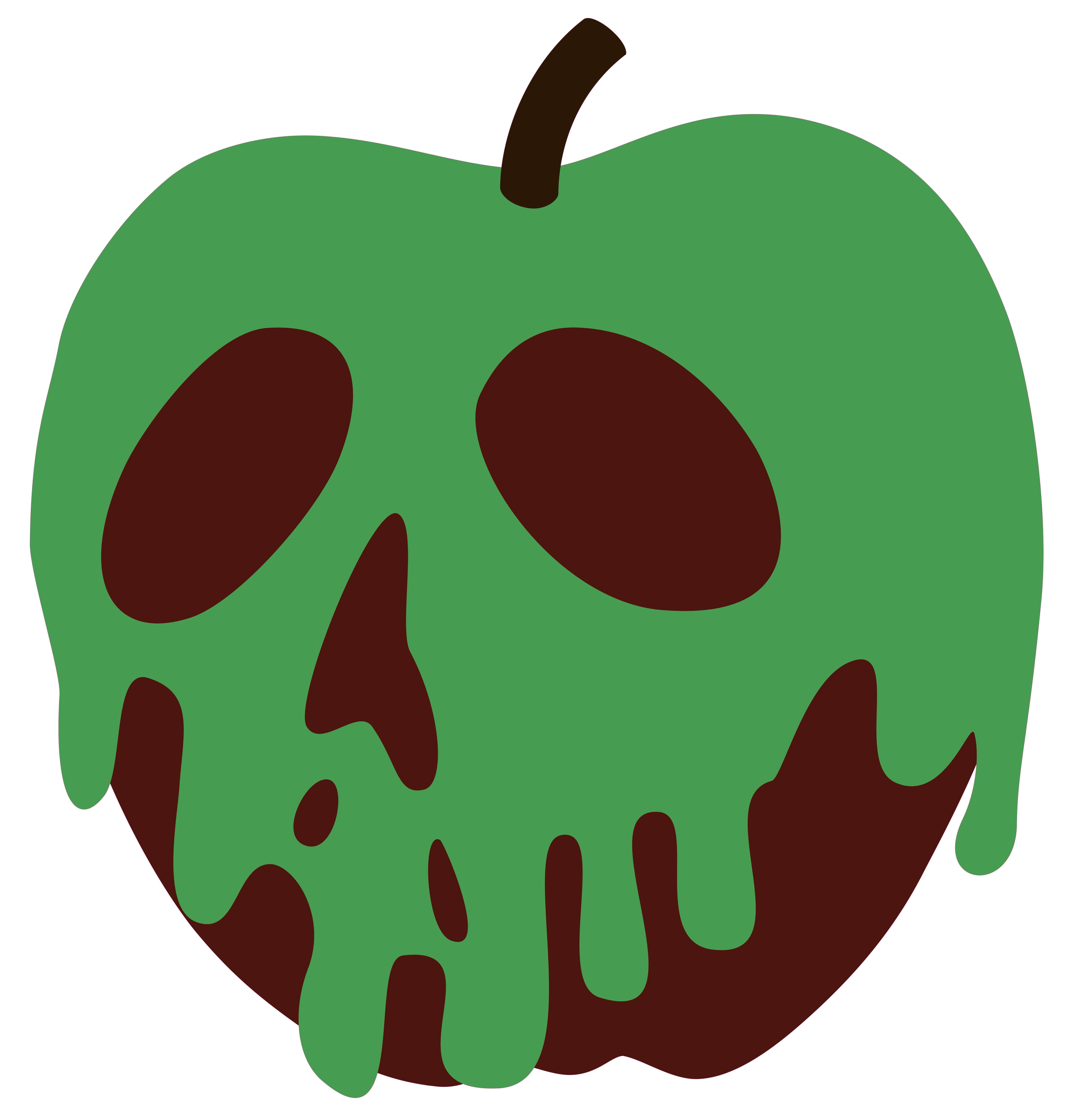 Descendants Apple Coloring Page