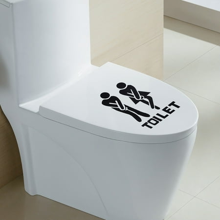 Peggybuy Removable Bathroom Door Wall Stickers Man Woman Toilet Sign ...