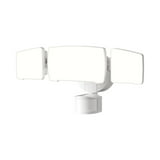 GE Outdoor Security LED Floodlights, Adjustable 3-Head Light with ...