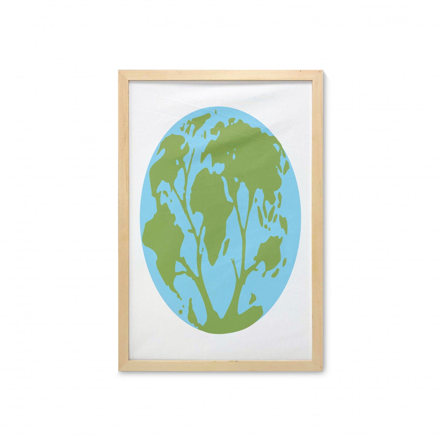 Biology Wall Art with Frame, Ecology Environment Save Trees Nature ...