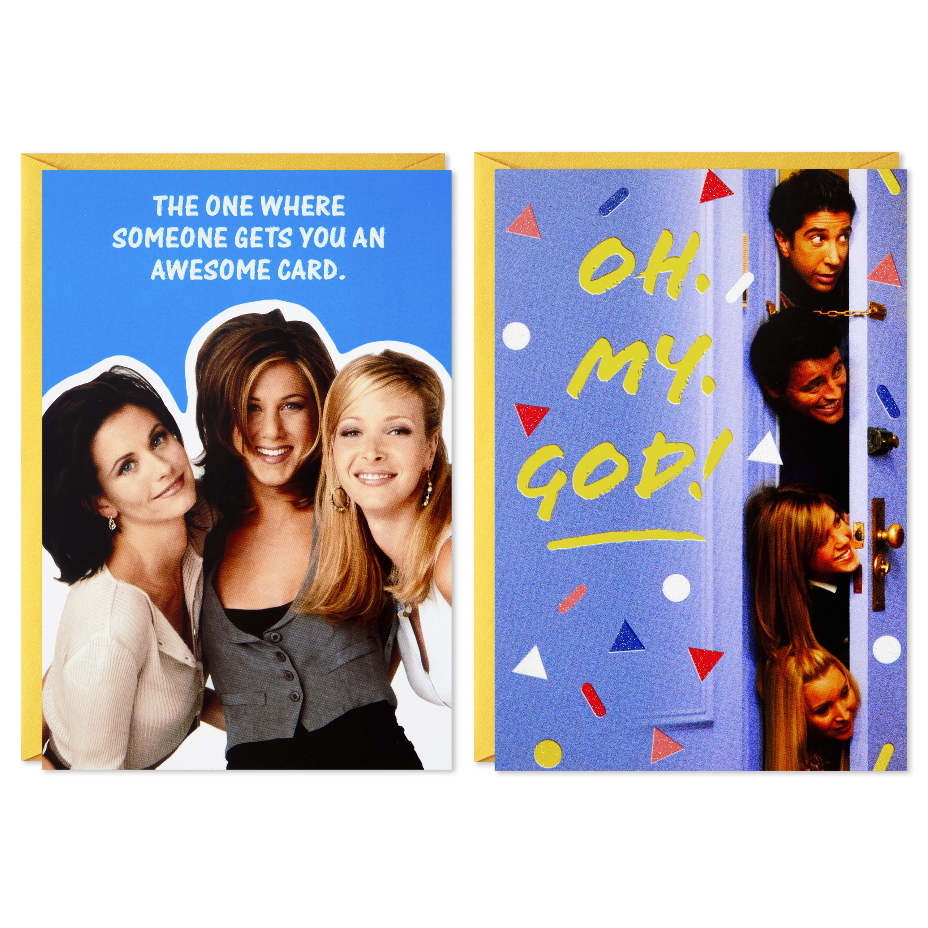 Hallmark Shoebox Pack of 2 Funny Birthday Cards (Friends) - Walmart.com