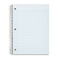 Pen + Gear Wide Ruled 5-Subject Notebook, 8" x 10.5", Green, 180 Sheets ...
