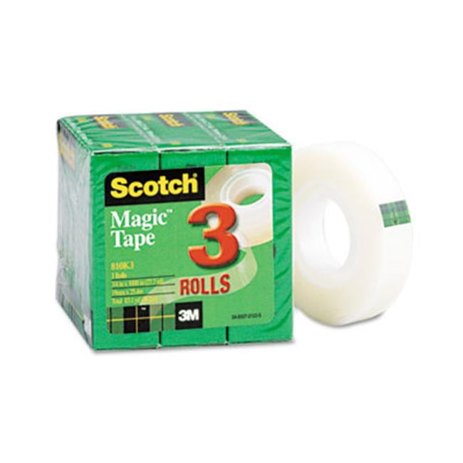 Scotch 810K3 Magic Tape Refill- 3/4" x 1000"- 3/Pack | Walmart Canada