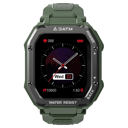 Kospet-rock Large Screen Smart Watch Heart-rate Blod Pressure Bluetooth ...