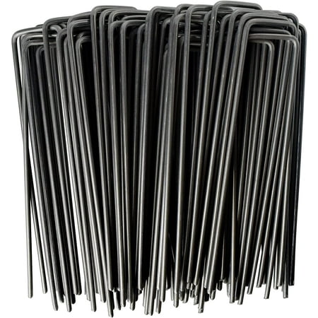 YDJKET 50 Steel Ground Staples Garden Staples 150mm, 30mm Wide, Ø 3.0mm ...