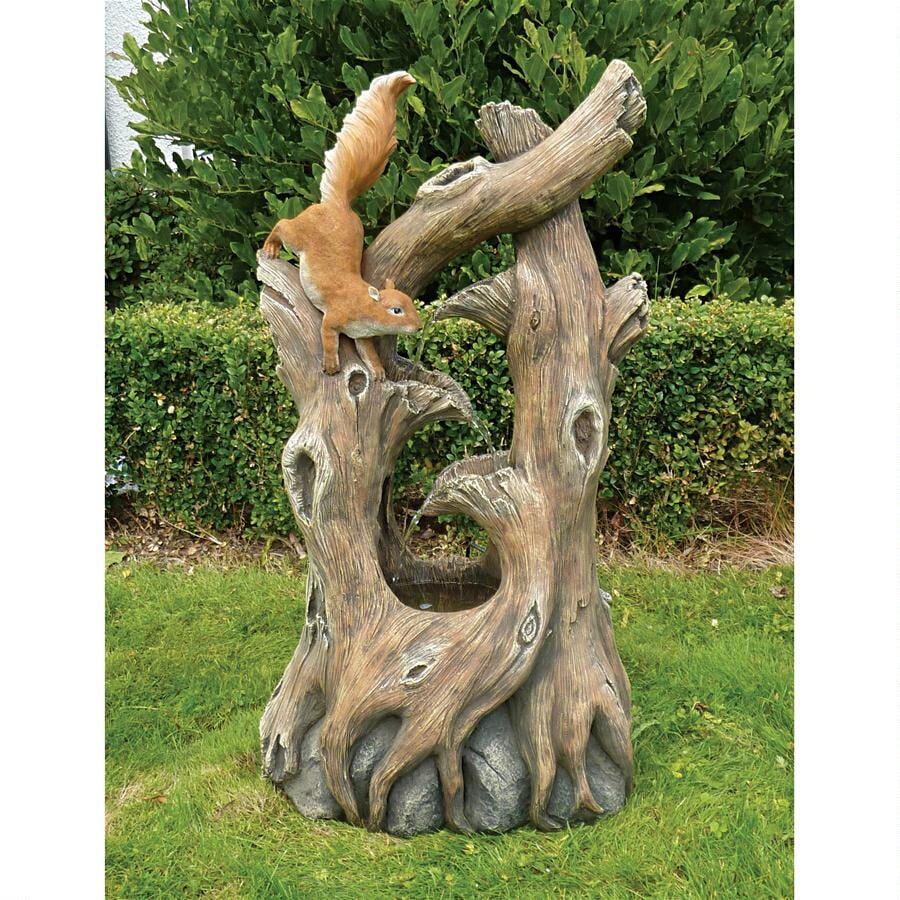 Design Toscano Tree Squirrel Cascading Sculptural Fountain - Walmart.com