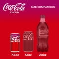 Coca-Cola Cherry Mini Soda Soft Drink 7.5 fl oz 10 Pack Cans Refreshing ...
