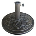 DC America 18" Round Cast Stone Umbrella Base - Walmart.com