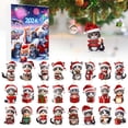 2D Christmas Home With Many Wearing Santa Hats 2024 Christmas Holiday ...