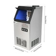 Zimtown Commercial Stand Ice Maker, Automatic, 110LBS/24H, Ideal for ...