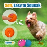 HOLYSTEED Small Breed Dog Chew Toy - 6pcs Non-Toxic Latex Squeaky Ball ...