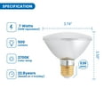 Great Value LED 7W PAR30 Soft White Directional Flood Bulb, Medium Base ...