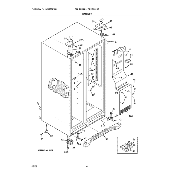 Frigidaire / Electrolux 241969403 GRILLE/KICKPLATE - OEM Part - Walmart.com