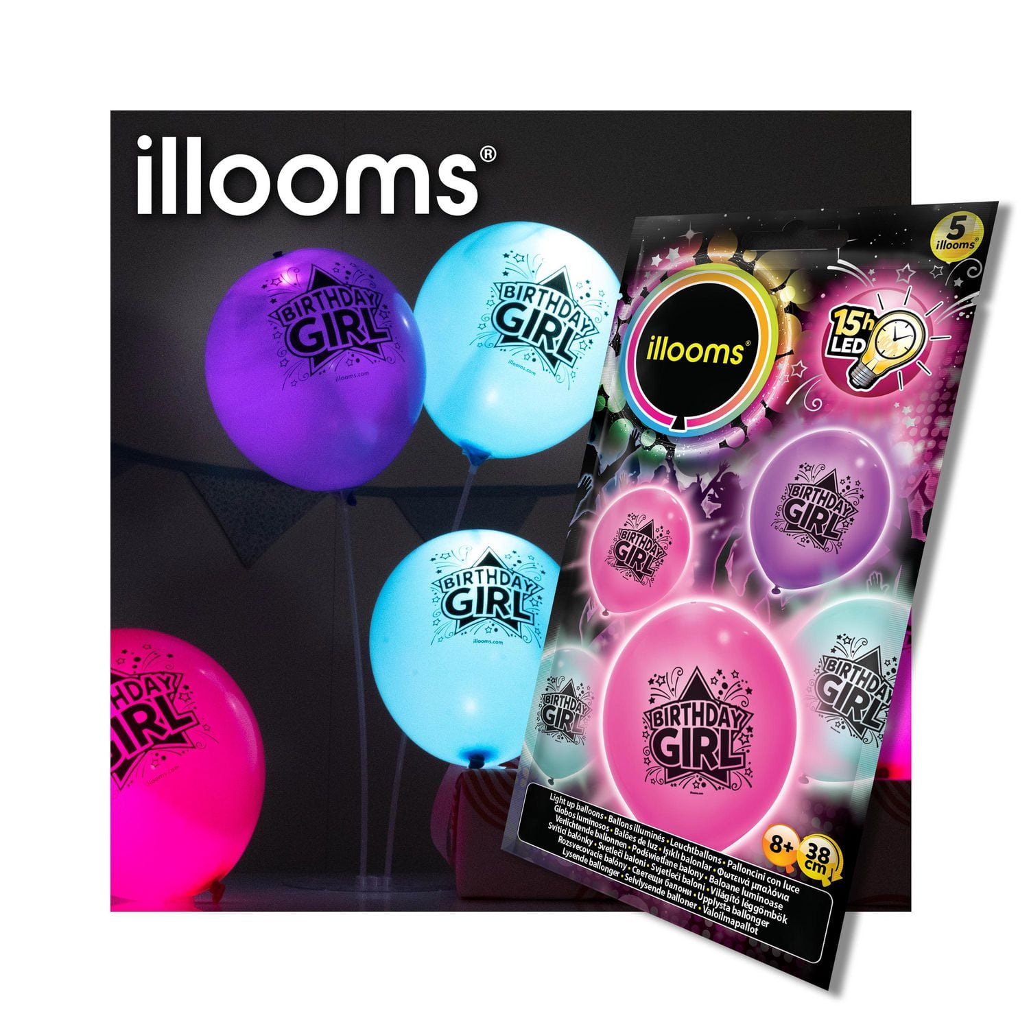 Click here for Illooms Birthday Balloons 5pk prices