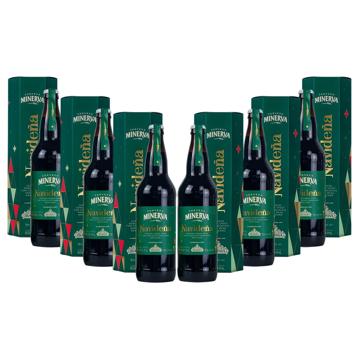 Six Pack Cerveza Minerva Doble Stout 650ml | Bodega Aurrera en línea