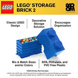 LEGO Storage Brick 2, Bright Blue - Walmart.com