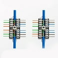 Oasiva Cat6 Junction Box RJ45 Splices Connectors Unshielded Punch Down ...