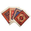 Inusitus Set of 4 Round Coasters - Rug Table Drink Holders - Oriental ...