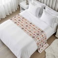 Abstract Stripes Bed Runner King Size Colorful Aztec Ethnic Native ...
