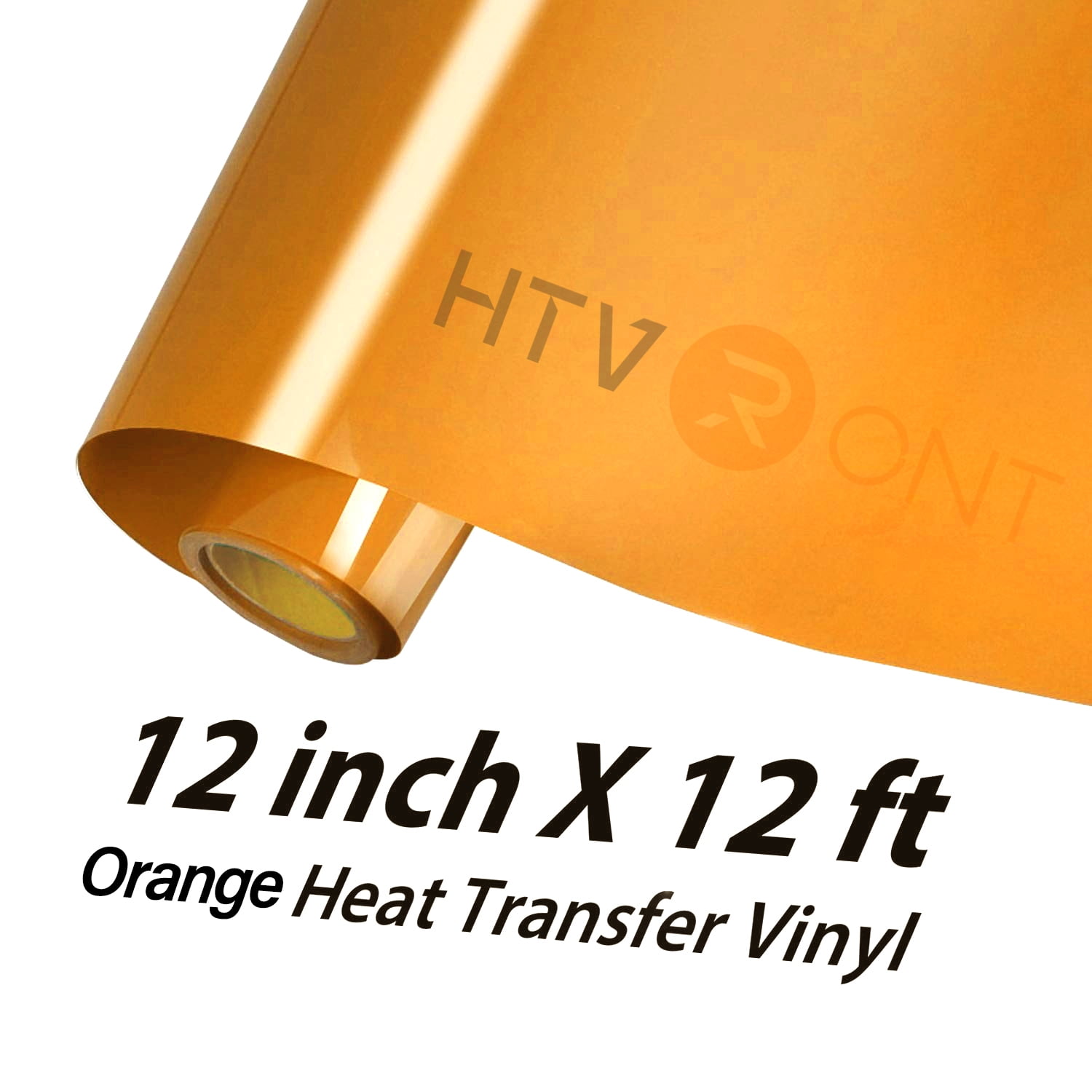 Orange HTV Heat Transfer Vinyl Roll- 12" x 12FT Orange HTV Vinyl for ...