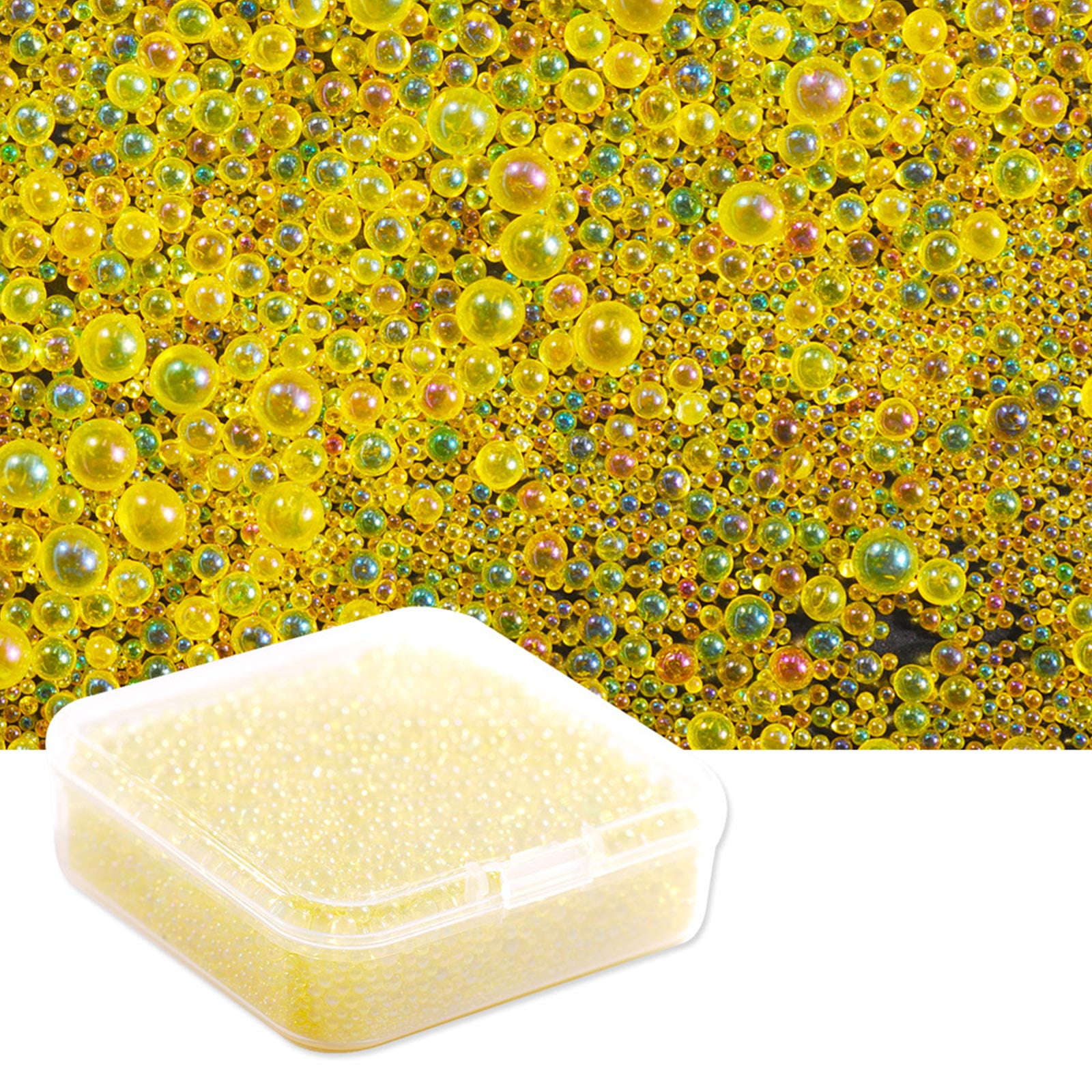 Sorrowso 90g UV Resin Bubble Beads Droplet Bubble Beads Fillers for DIY ...