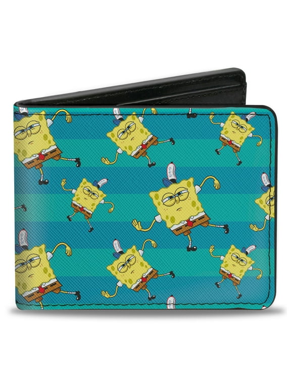 Nickelodeon Wallet, Bifold, Spongebob Patrick Starfish Pose Pineapple ...