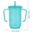 Adult Sippy Cup Disabled Patient Liquid Diet Feeding Straw Mug Elderly ...