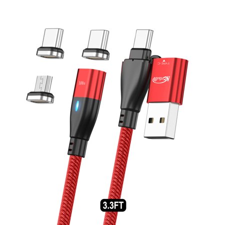 100W Magnetic Charging Cable, NESTELLE 6 in 1 PD Fast charge and Data ...