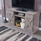 Harper&Bright Designs Wood TV Stand Cabinet Entertainment Media Console ...
