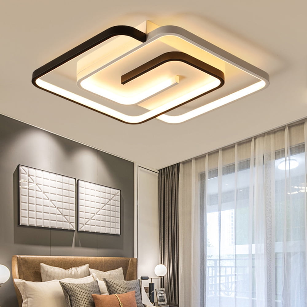 Modern LED Ceiling Light Fixtures Flush Mount, Minimalist Art Deco ...