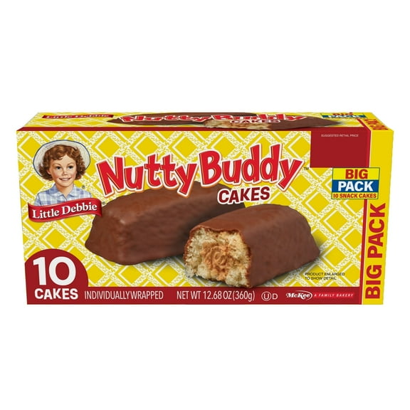 Little Debbie Big Pack Nutty Buddy Cakes - Walmart.com