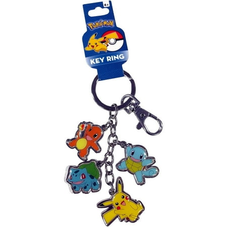 Pokemon Multi Character Metal 3" Key Chain - Walmart.com
