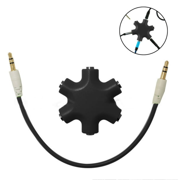 Multi Headphone Audio Splitter Connector Multi Headphone Splitter, 3 ...