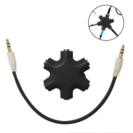 Multi Headphone Audio Splitter Connector Multi Headphone Splitter, 3 ...