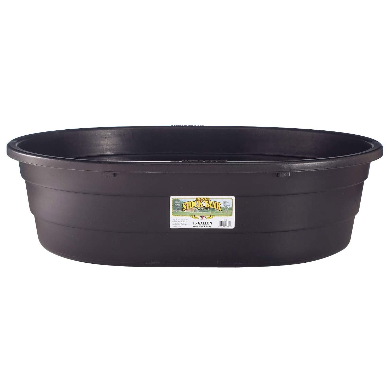 Little Giant 15 Gal Molded Poly Plastic Oval Stock Water Tank Trough ...