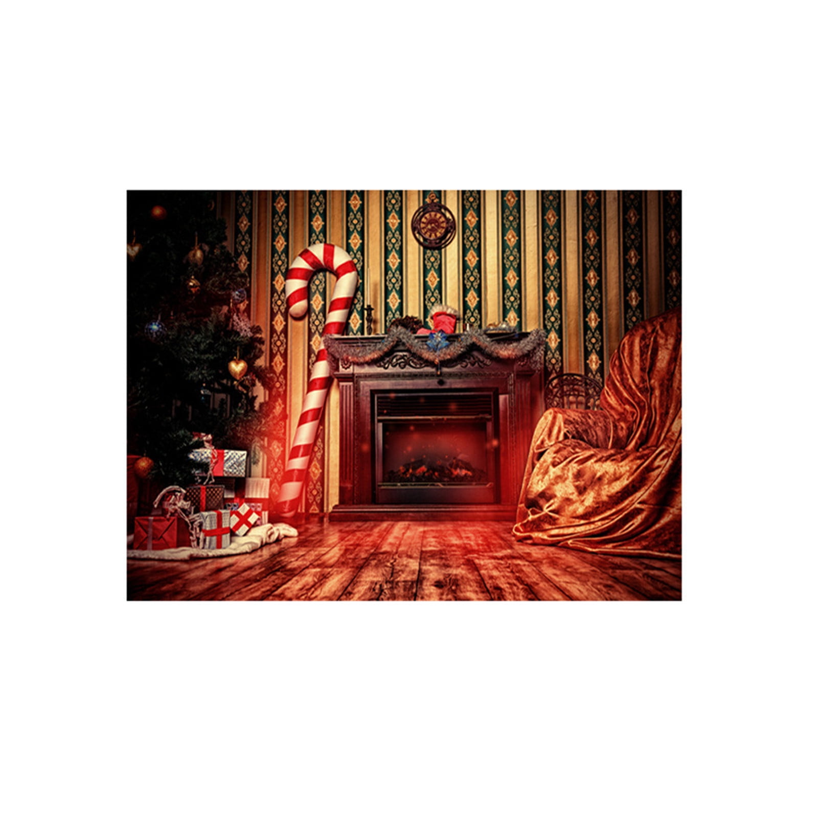 VerPetridure Christmas Photo Studio 3D Studio Background Cloth 150X90Cm ...