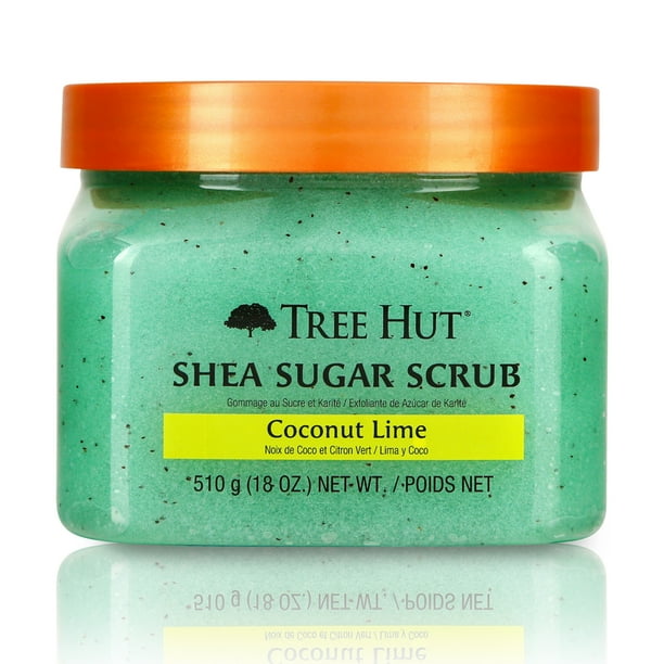 Tree Hut Shea Sugar Exfoliating Body Scrub Coconut Lime 18 Oz