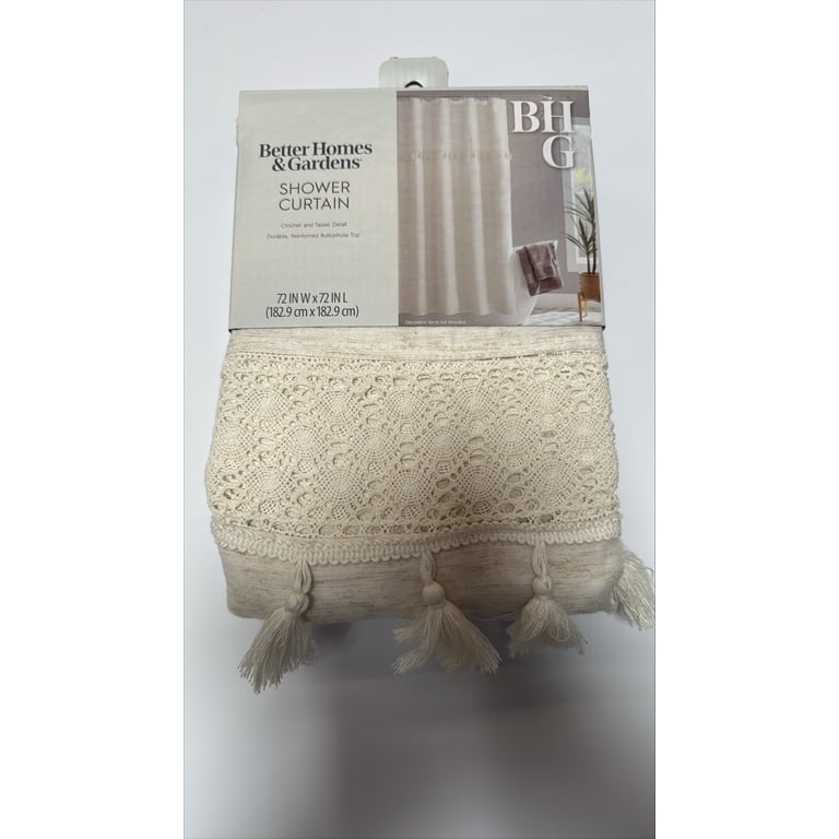 Crochet Shower Curtain 2