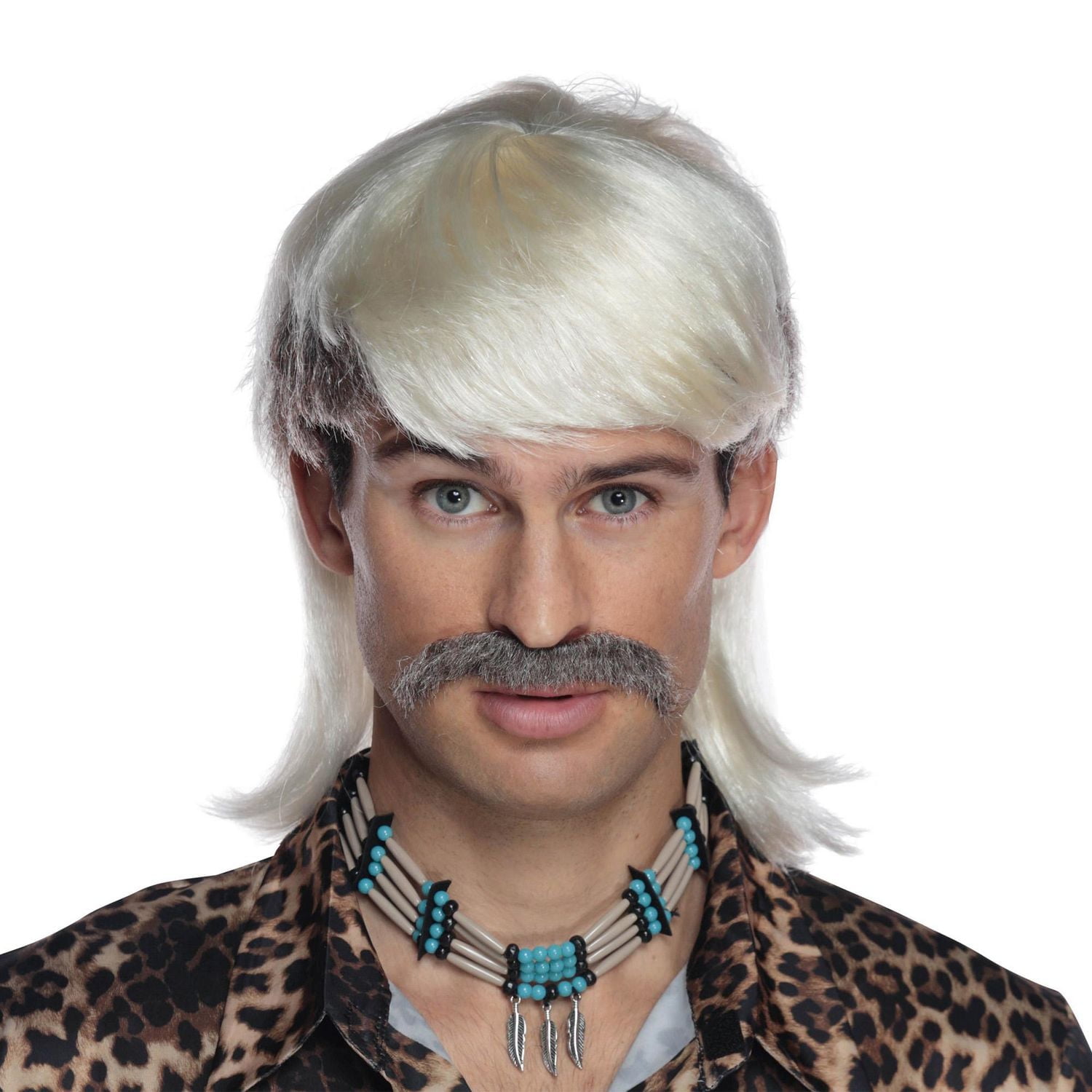WAY TO CELEBRATE HALLOWEEN ADULT MULLET WIG WITH MUSTACHE - Walmart.ca