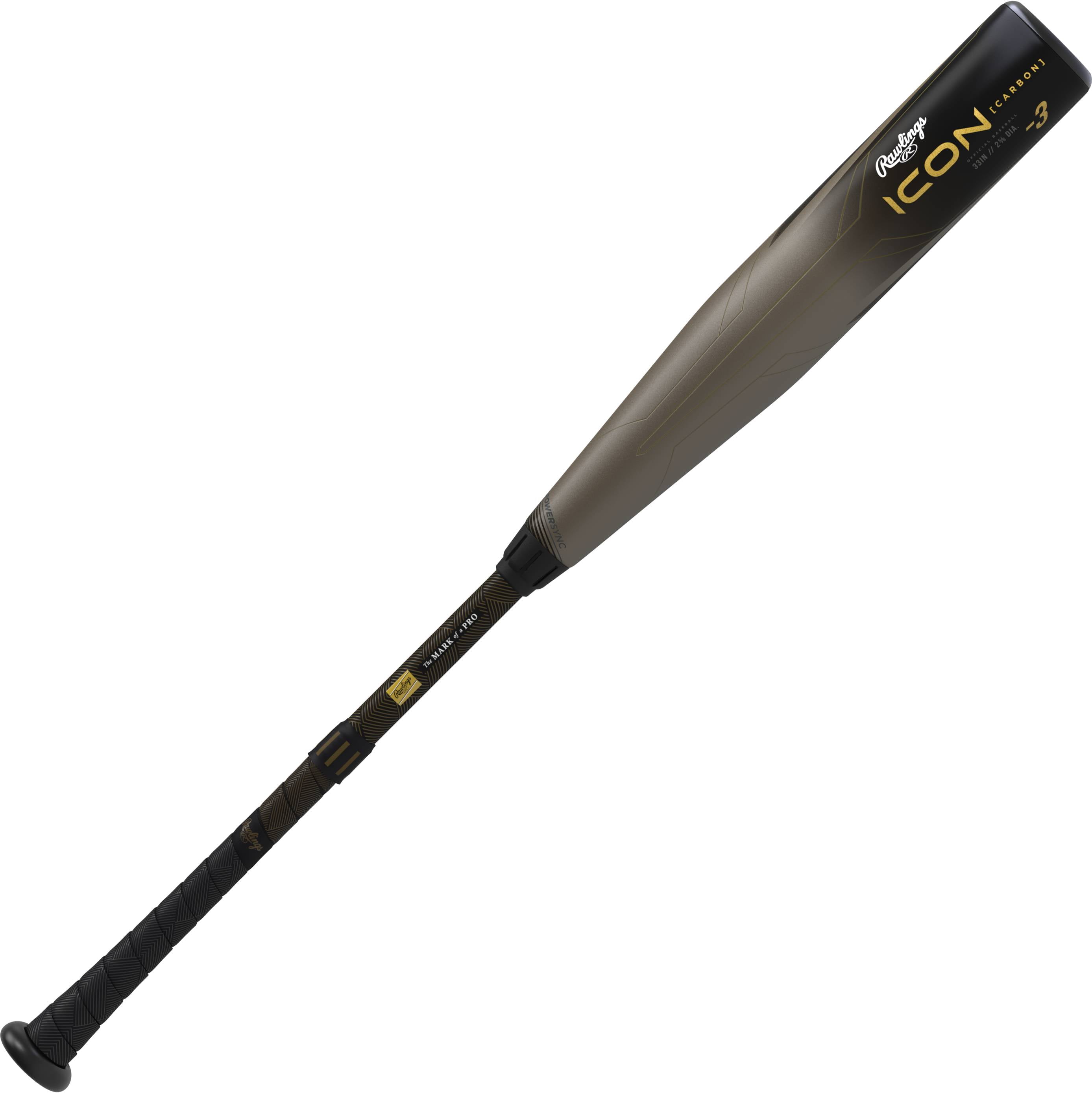 Rawlings Icon -3 BBCOR Baseball Bat | 34 in | -3 - Walmart.com