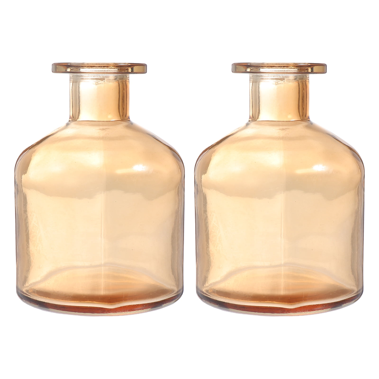 Hemoton Vases Glass Mini Flower Vase Containers Bud Apothecary ...