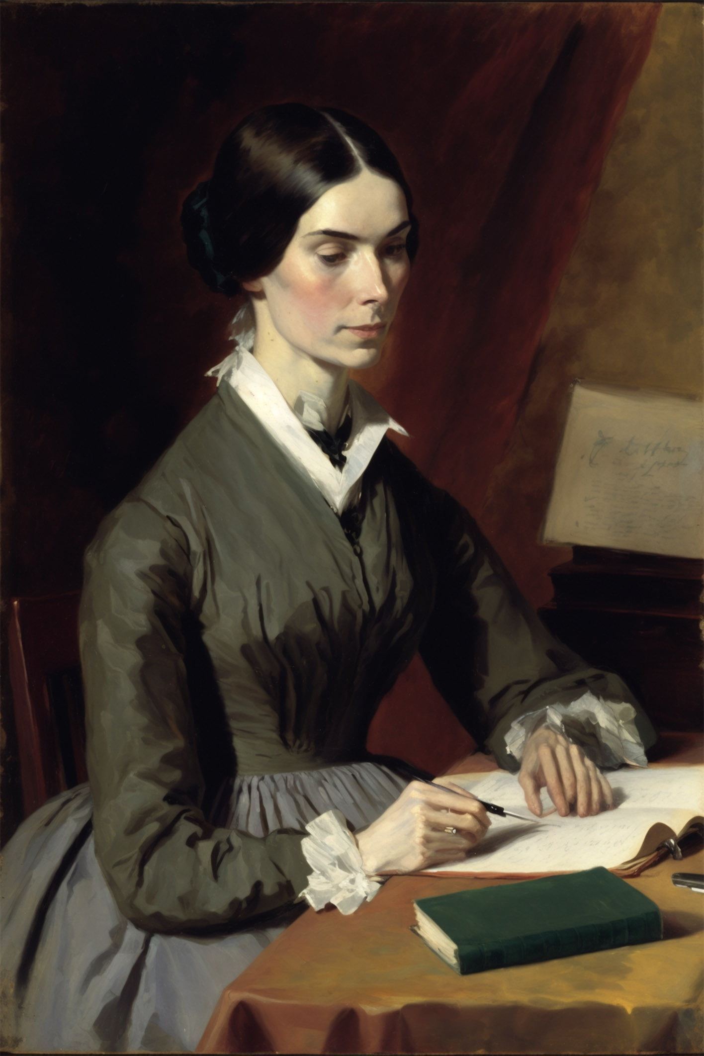 24x36 gallery poster, Emily Dickinson painting p6 - Walmart.com